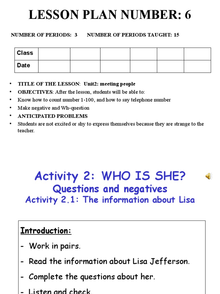 Unit 2 - New Headway Ele | PDF