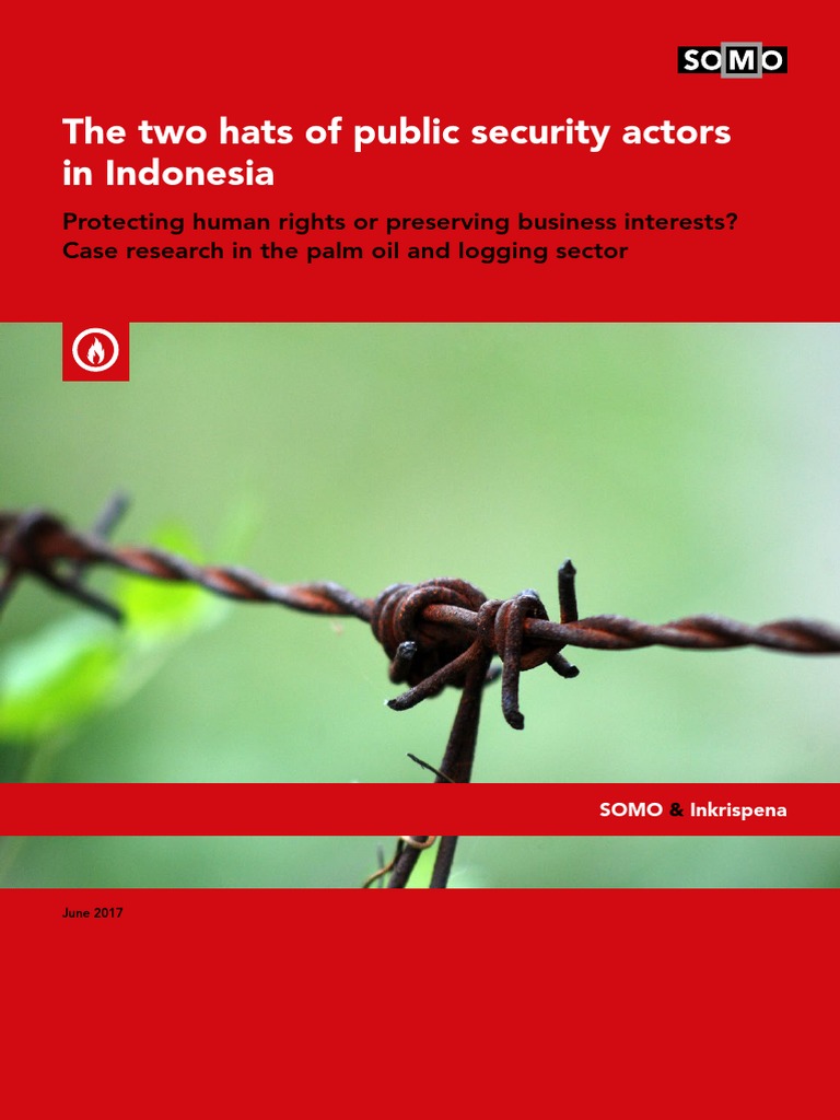 SOMO Report The Two Hats of Public Security Actors Indonesia | PDF | Computers