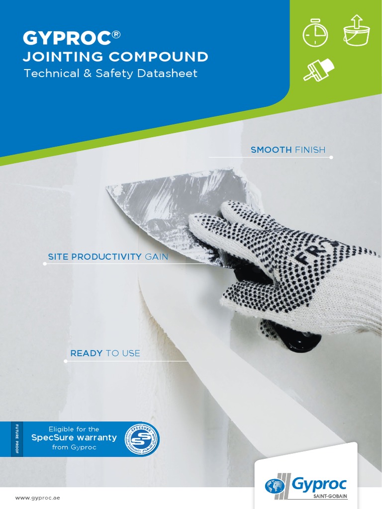 Jointing Compound Datasheet - Third Edition3.1 - 13apr20 1 | PDF ...