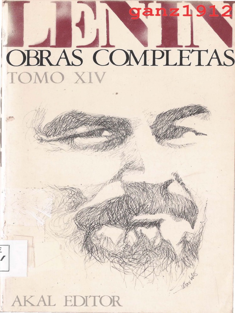 LENIN, V. I. - Obras Completas (Ed. Akal) (T. XIV) (1908 - 1909) (Por Ganz1912) | PDF ...