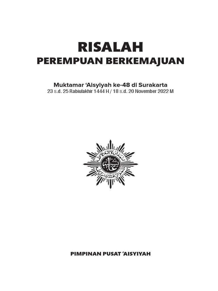 Risalah Perempuan Berkemajuan | PDF