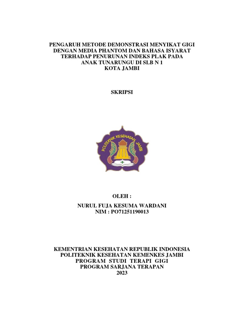 Skripsi Nurul Fuja Finish | PDF