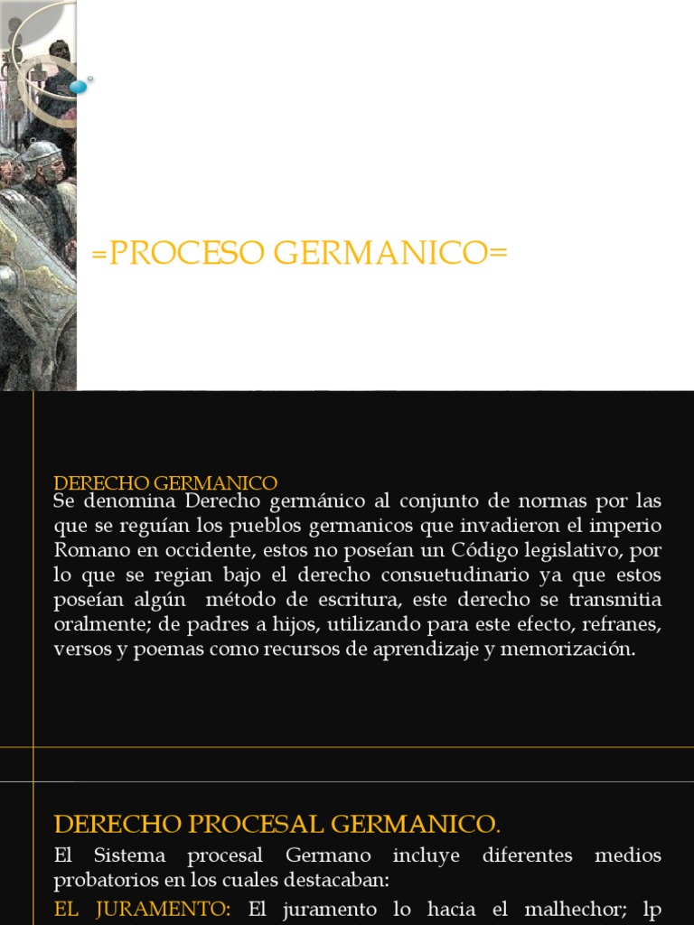 Derecho Germánico: Proceso y Ordalias | PDF | Procedimiento Criminal ...