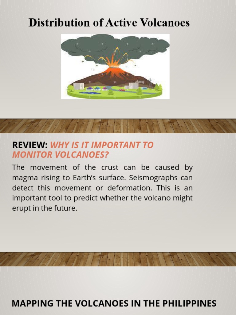 Distribution of Active Volcanoes | PDF | Volcano | Plate Tectonics