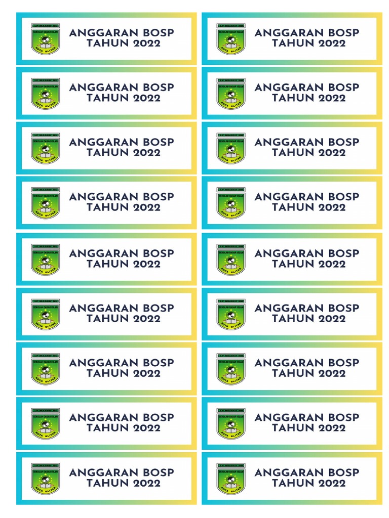 Stiker BOSP | PDF
