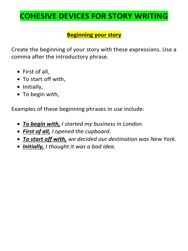 SPM STORY WRITING Notes | PDF SPM STORY WRITING Notes | PDF