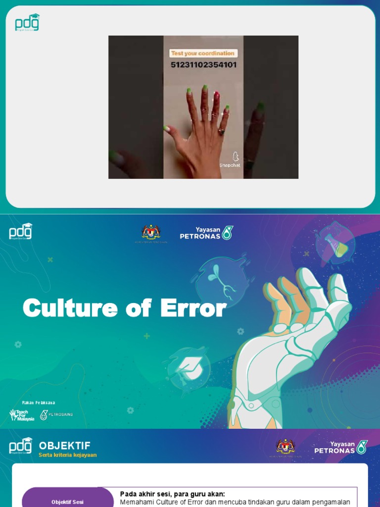(K4 - KP1.2) Culture of Error | PDF