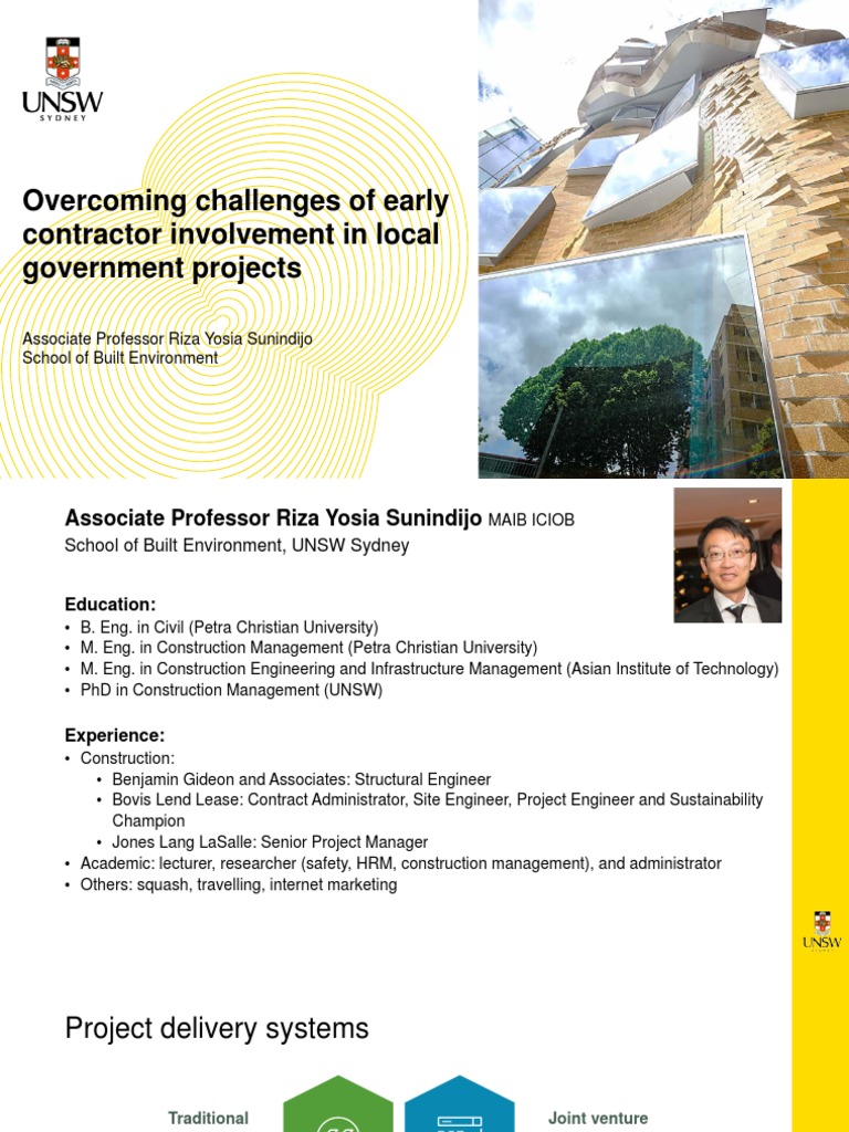 Challenges in Early Contractor Involvement | PDF | Construction ...
