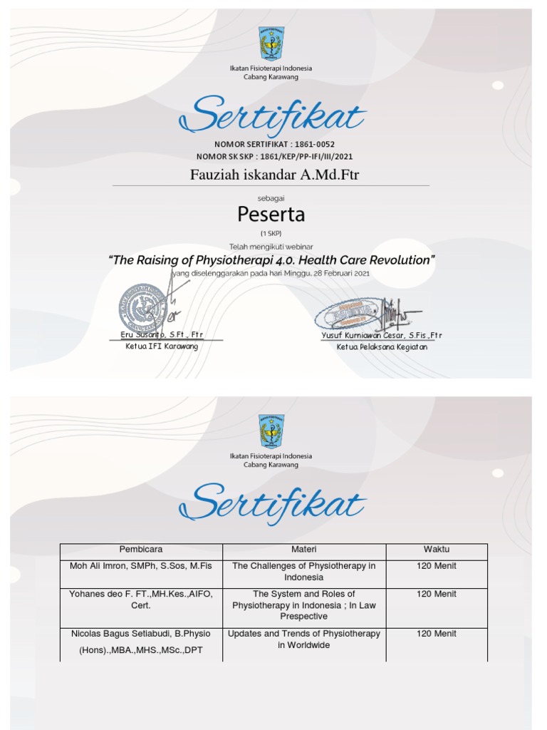 SKP 1 Fauziah Iskandar A.md - FTR | PDF