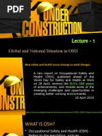 Lecture 1 - Global and National Situation in OSH | PDF | Occupational ...