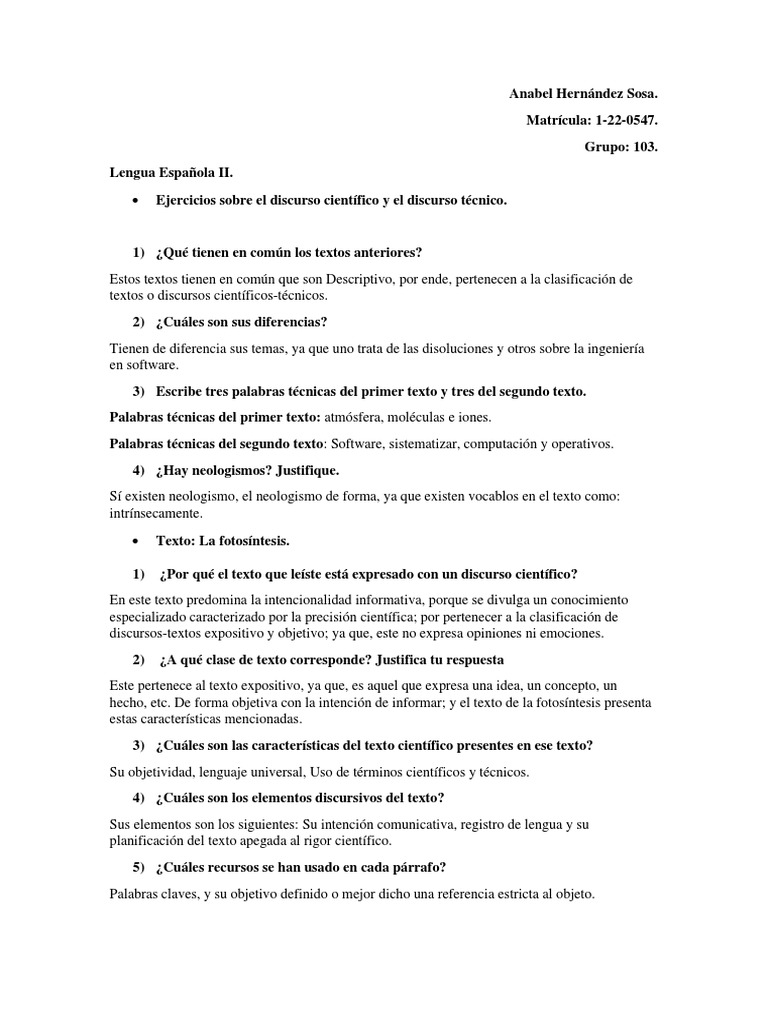 Ejercicio, Textos | PDF