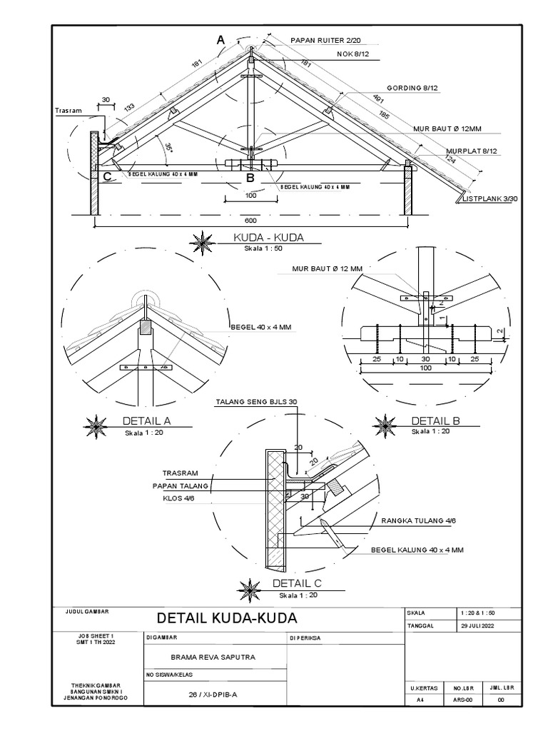 Detail Kuda Kuda | PDF