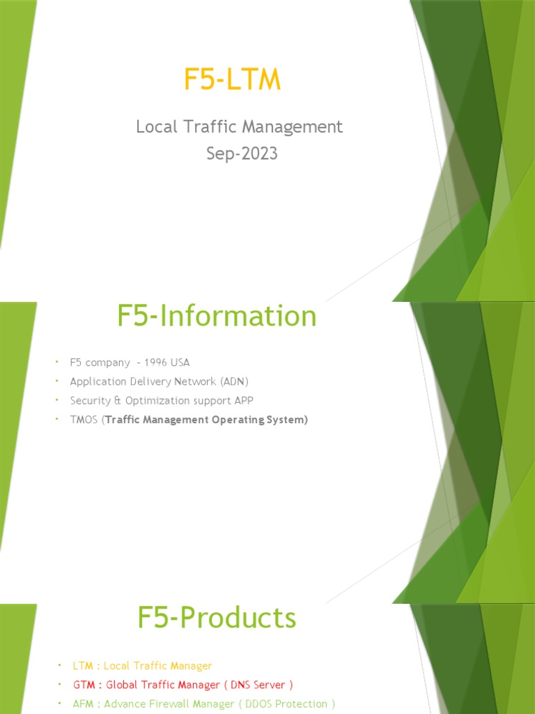 F5 LTM | PDF | Proxy Server | Computing