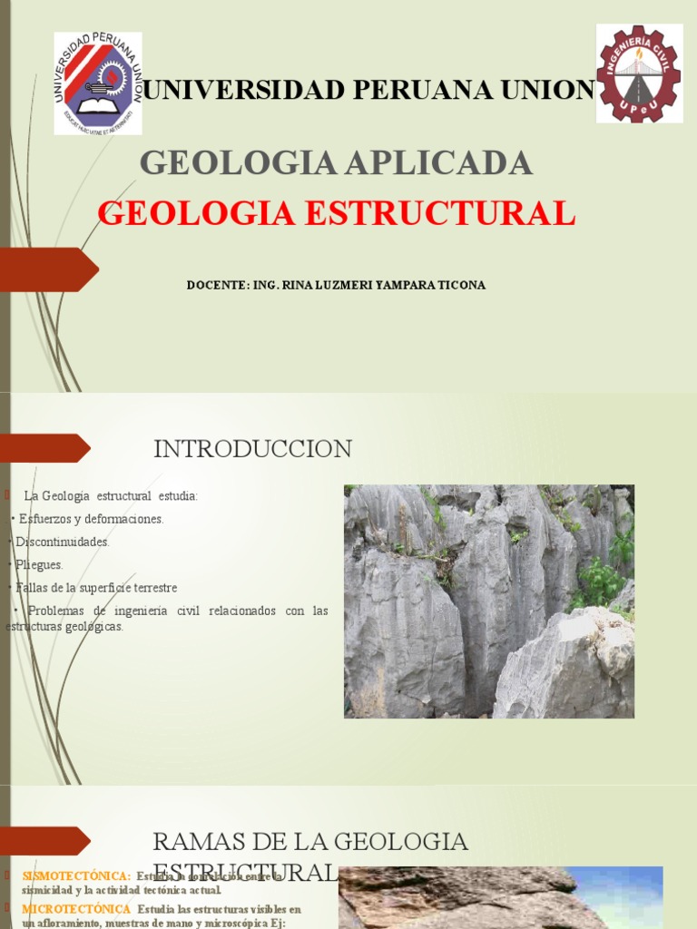 Geologia Estructural | PDF | Falla (geología) | Geología