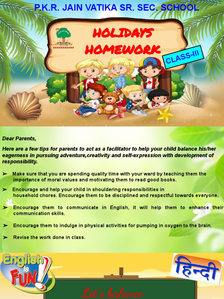 Holiday HW Class 3pptx - 230606 - 192156 | PDF Holiday HW Class 3pptx - 230606 - 192156 | PDF