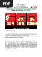 Narrative Report On 1st and 4th Quarter NSED 2021 2022 | PDF ...