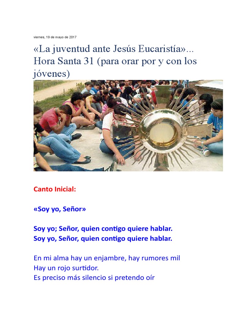 HR Santa | PDF | eucaristía | María, madre de Jesús