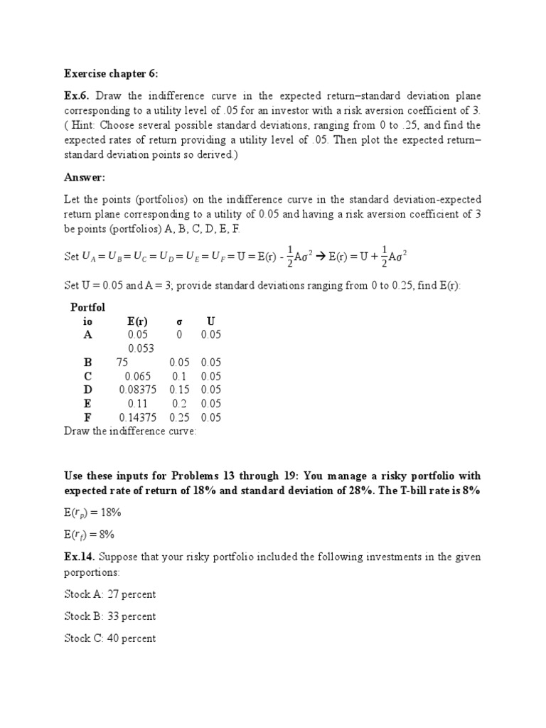 Exercise chapter 6 - Chẵn | PDF
