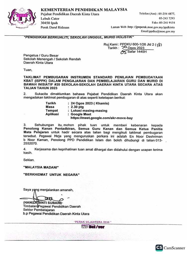 Taklimat Pembugaran ISPPK PDP Guru | PDF