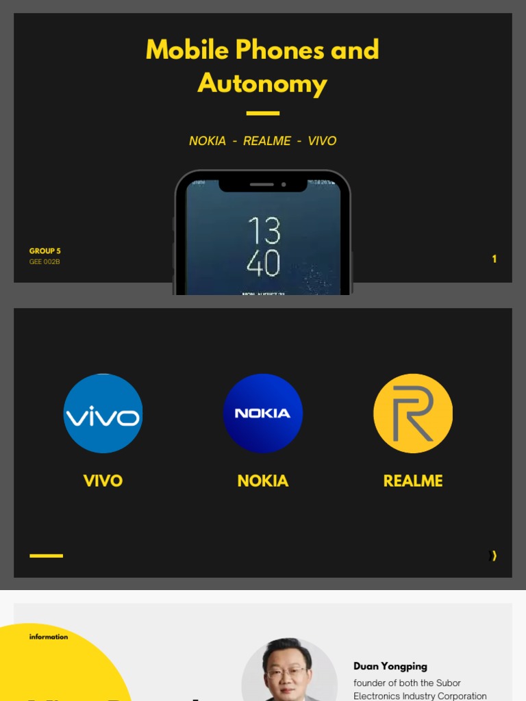 Mobile Phones and Its Autonomy Reporting With References (BS ...