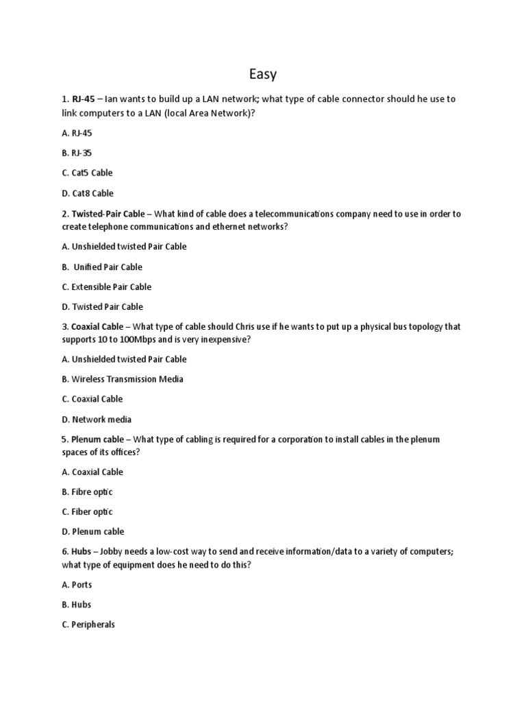 Exam Questions With Scenarios | PDF