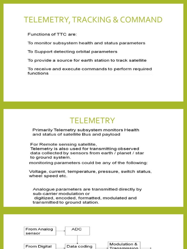 Telemetry, Tracking & Command | PDF
