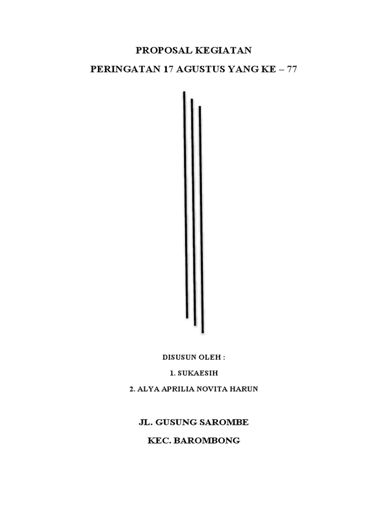 Proposal Kegiatan Hut Ri-2-1 | PDF