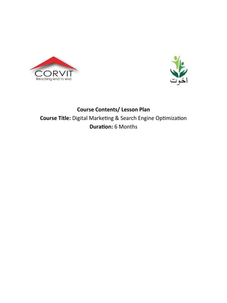 Digital Marketing And Seo Pdf Search Engine Optimization Digital Marketing