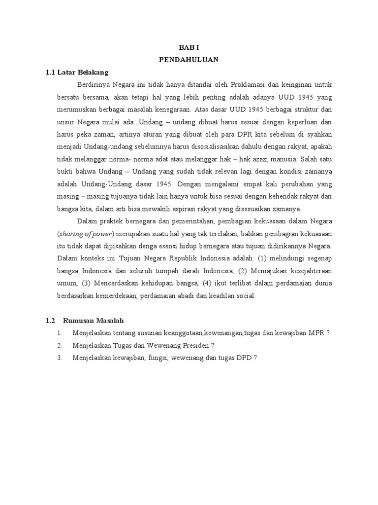 Makalah MPR | PDF