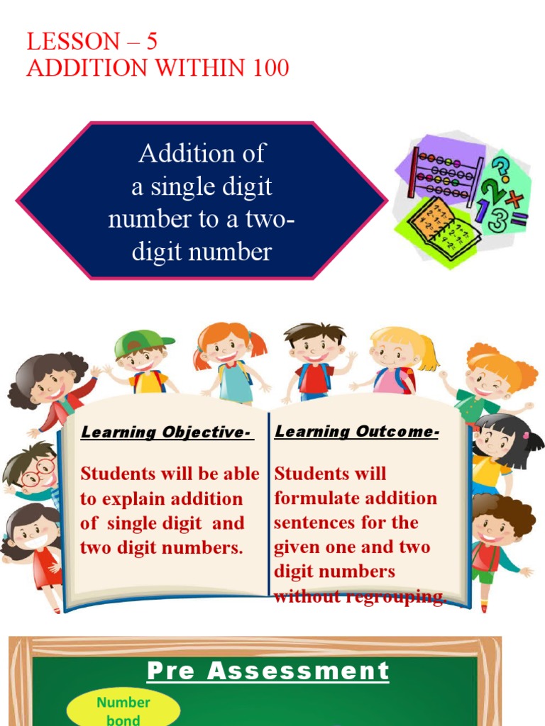 Addition of Single and Two-Digit Numbers | PDF | Teaching Methods ...
