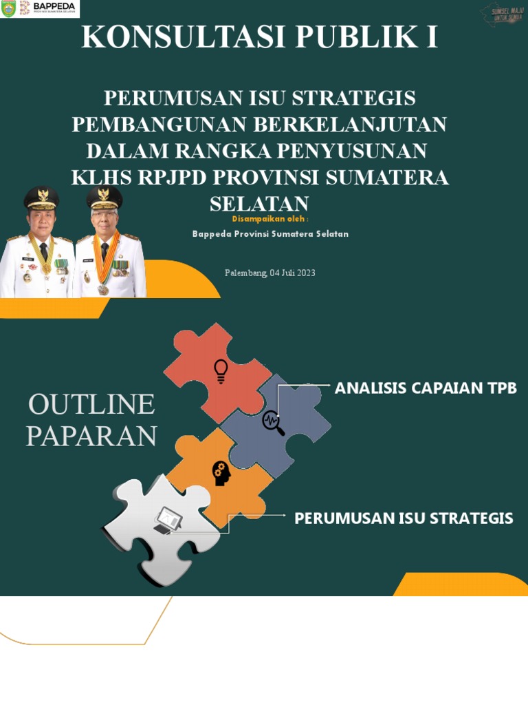 KP 1 040723 Bappeda Edit 4 Crosscutting | PDF