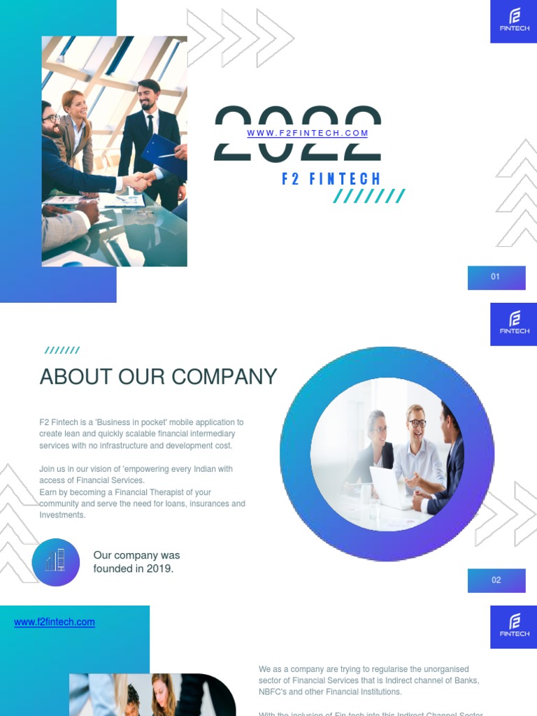 F2 Fintech - Company Profile | PDF | Loans | Non Bank Financial Institution