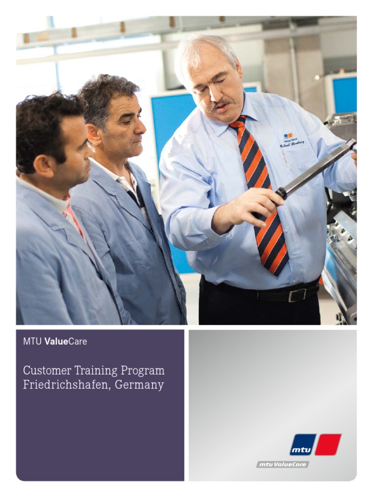 MTU Customer Training in Germany | PDF | Innovation | Engineering