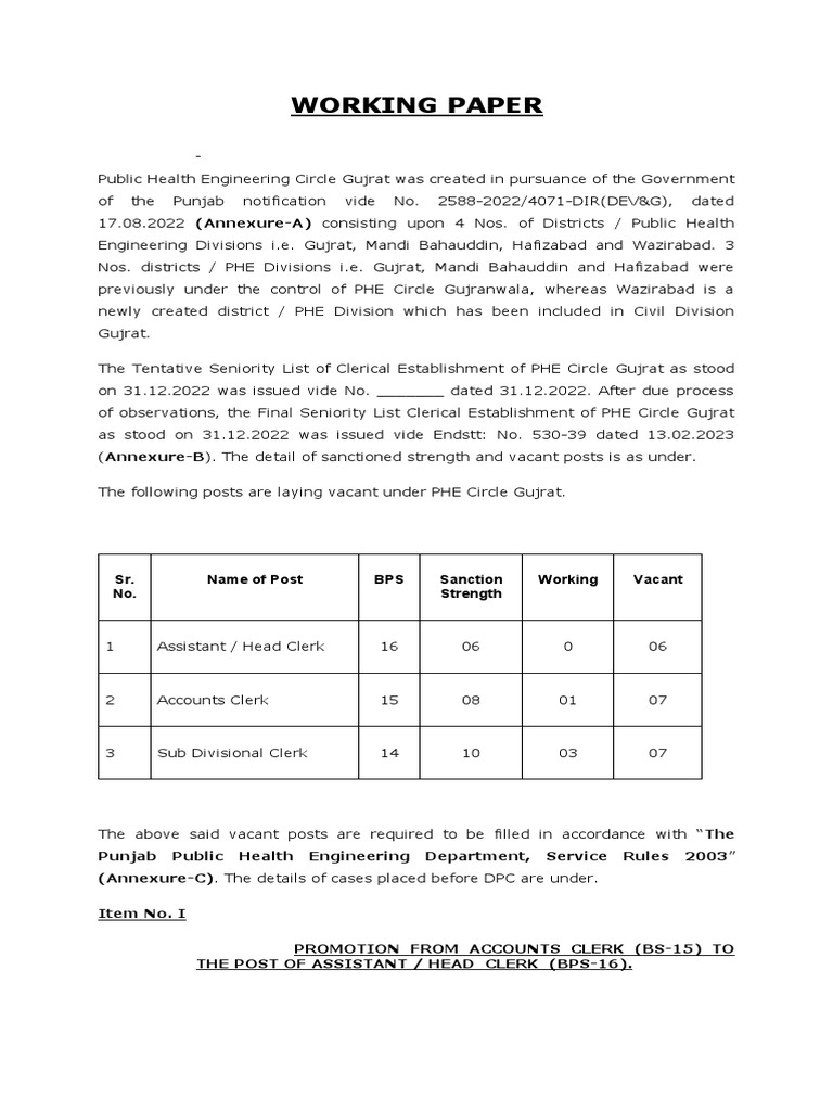 Working Paper | PDF