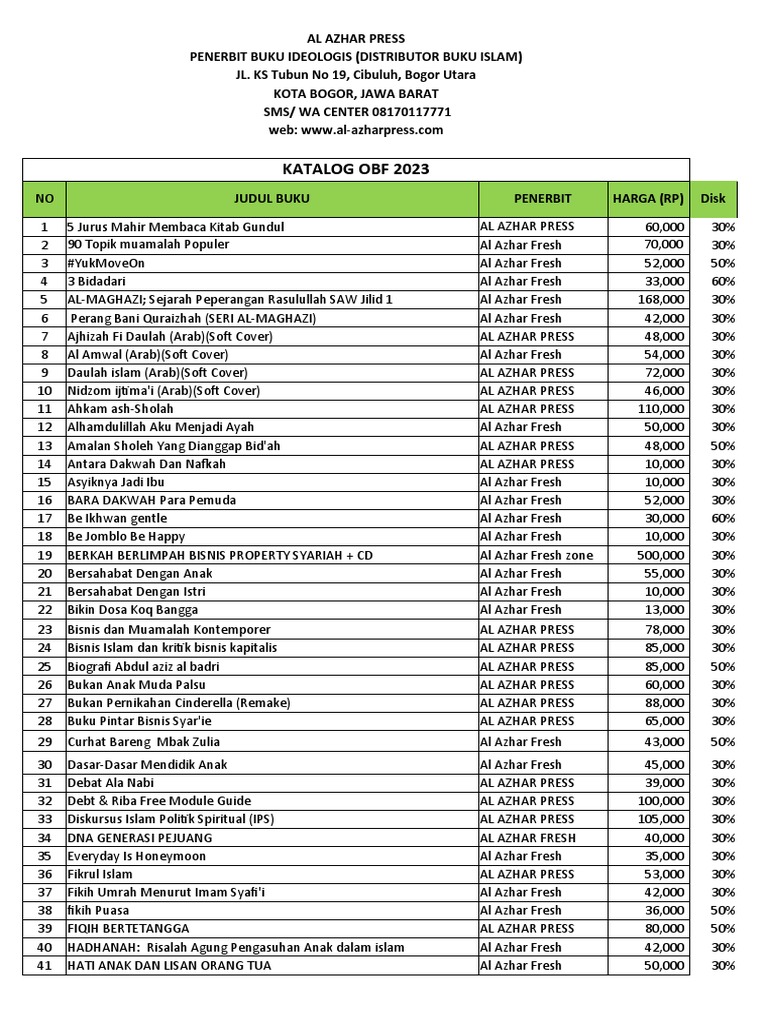 Katalog Obf 2023 | PDF