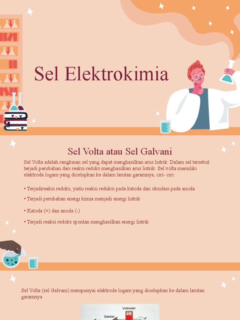 Panduan Sel Elektrokimia | PDF | Metode & Bahan Ajar | Teknologi & Rekayasa