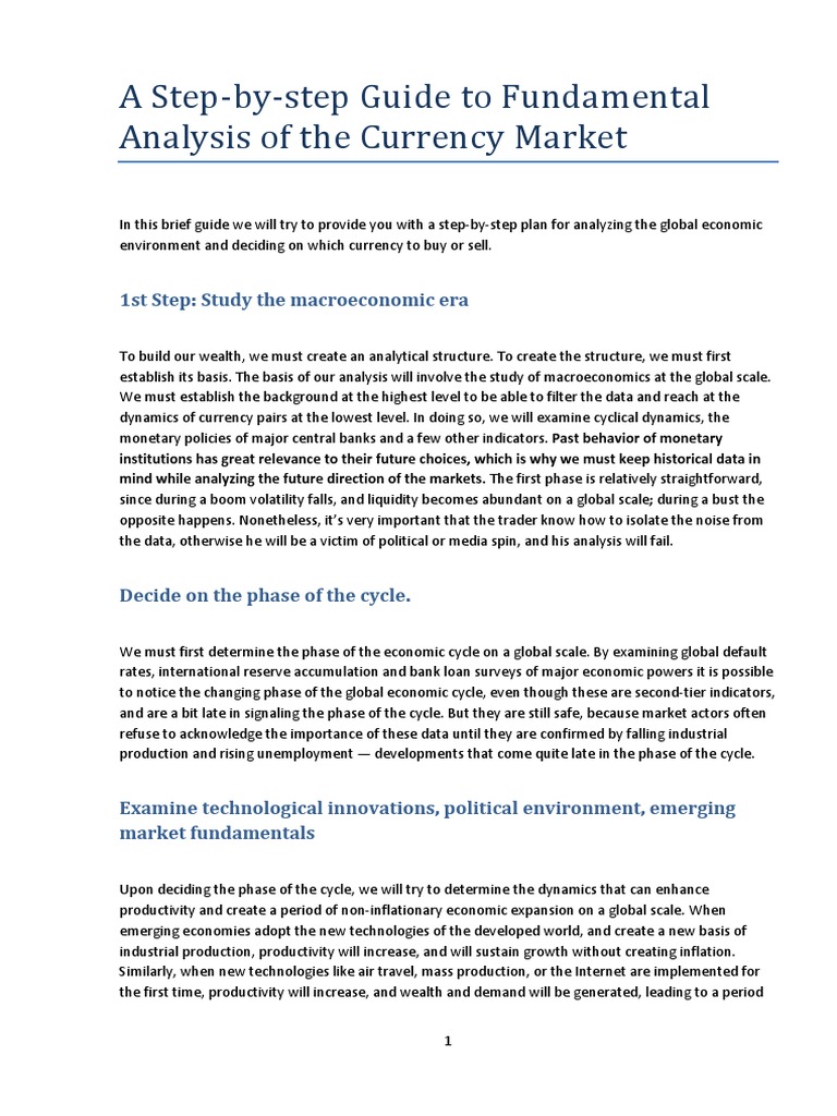 Step-By-Step Guide To Fundamental Analysis | PDF