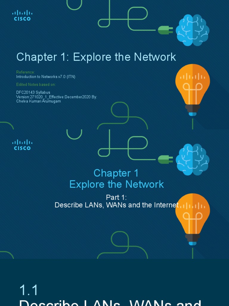 Chapter 1 - Part 1.1 | PDF | Computer Network | Internet Access