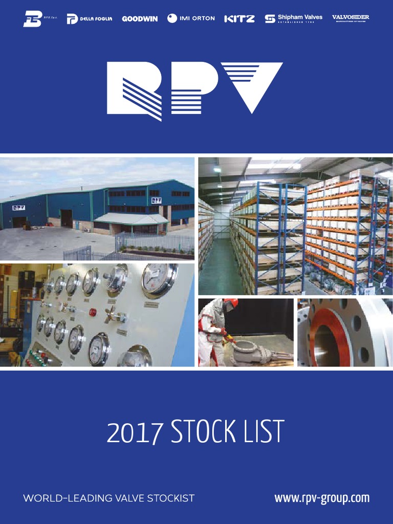 RPV Valve Stocklist | PDF | Valve | Plumbing