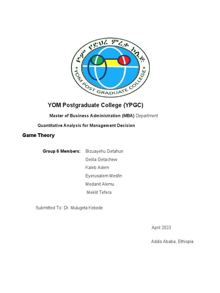 Group Assignment | PDF