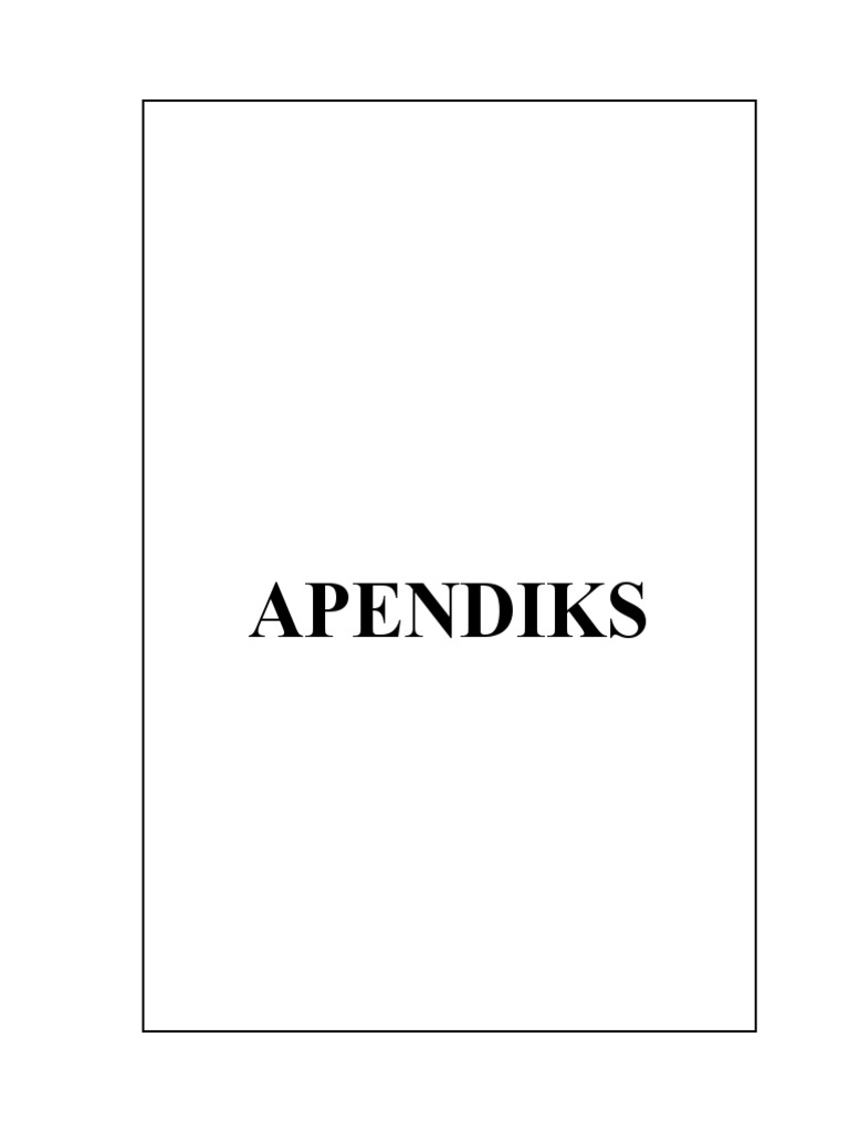 APENDIKS | PDF