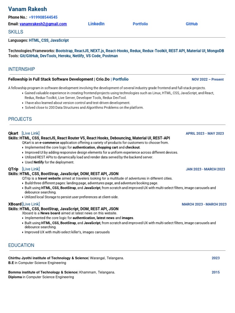 Rakesh Vanam | Download Free PDF | Bootstrap (Front End Framework) | Java Script