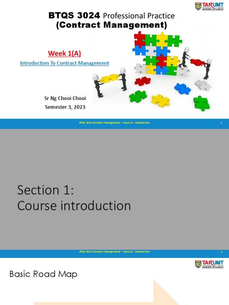 1 BTQS3024 (2023) - Week1A (Intro) | PDF | Procurement | Specification (Technical Standard)