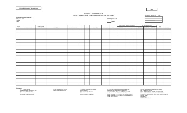 Register Laboratorium Tb 04 Sudah Pdf