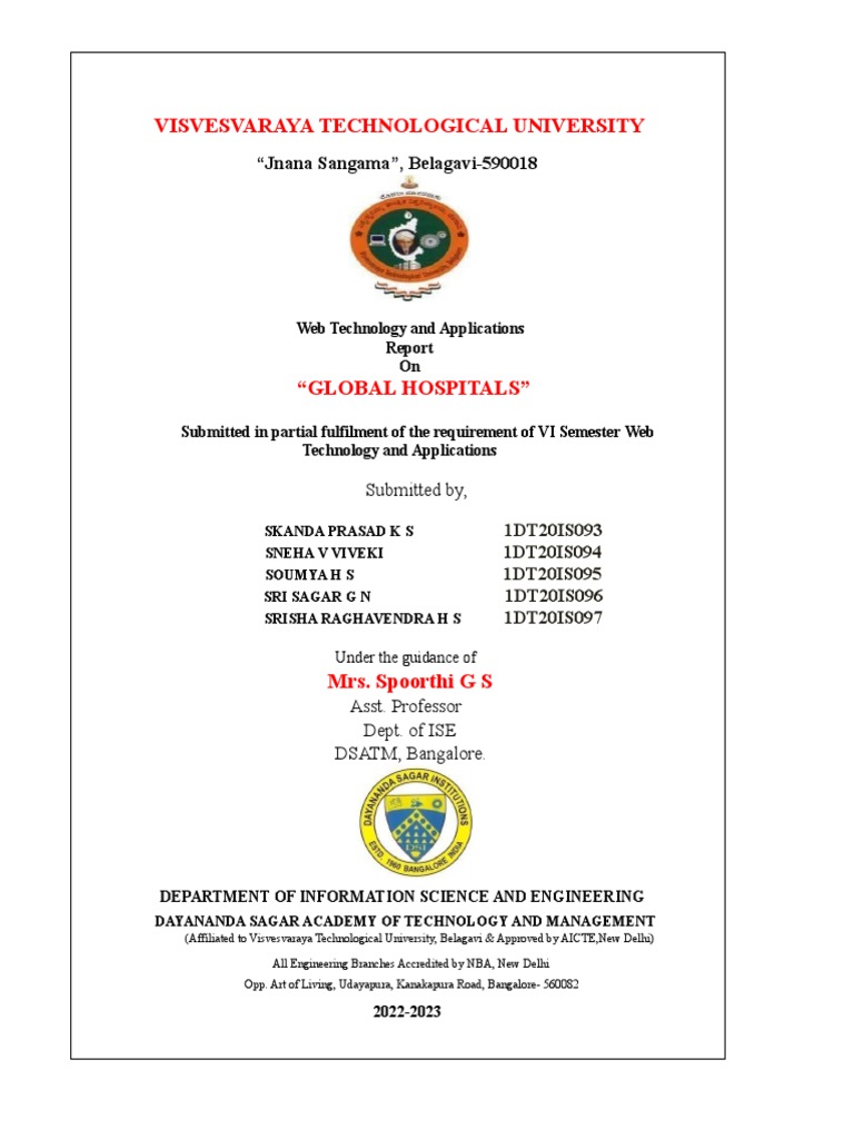 Wta 18cs63 Vtu Project | PDF | World Wide Web | Internet & Web