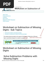 Kumon Math Workbooks and Exercises | PDF | Worksheet