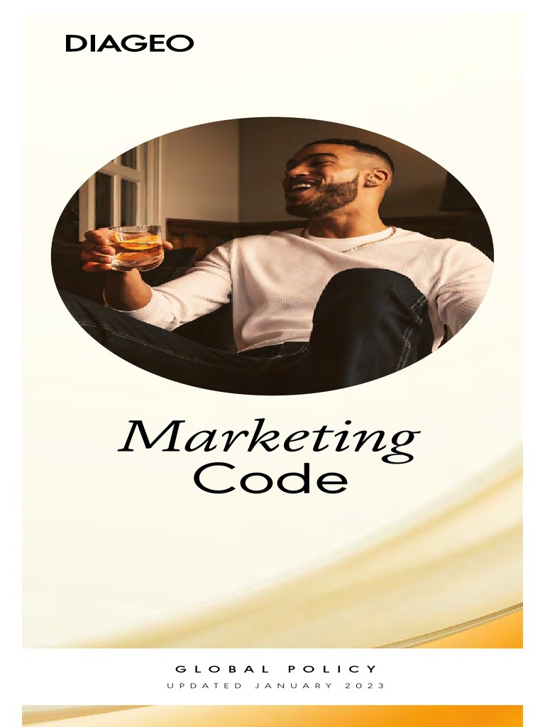 Diageo Marketing Code 2023 | PDF | Alcoholic Beverages | Brand