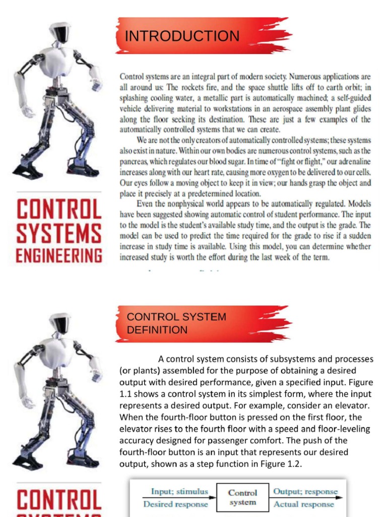 Lecture 1 Feedback Control | PDF