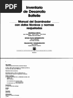 Battelle Tablas Screening | PDF