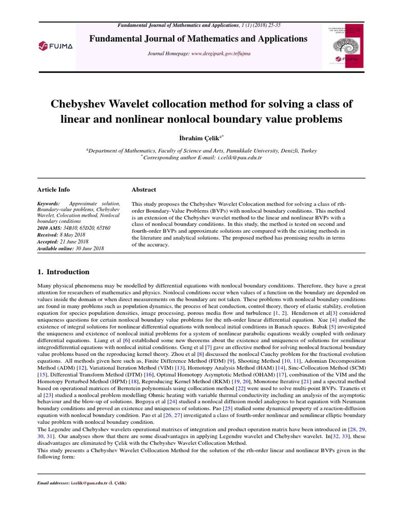 Chebyshev Wavelet Collocation Method For Solving A Class Oflinear And Nonlinear Nonlocal